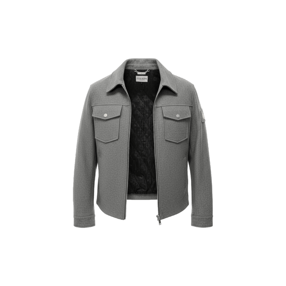 Zip‑Up Jacket with Chest Pockets – Gisada.com